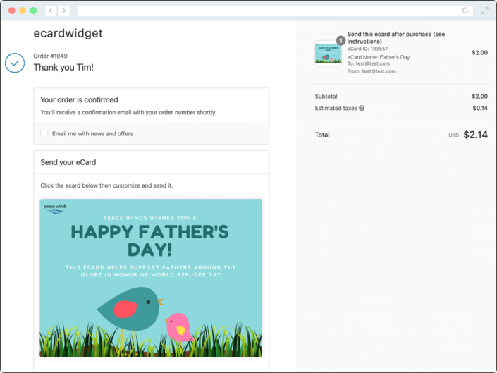 Donation eCard Examples that Share the Joy of Giving